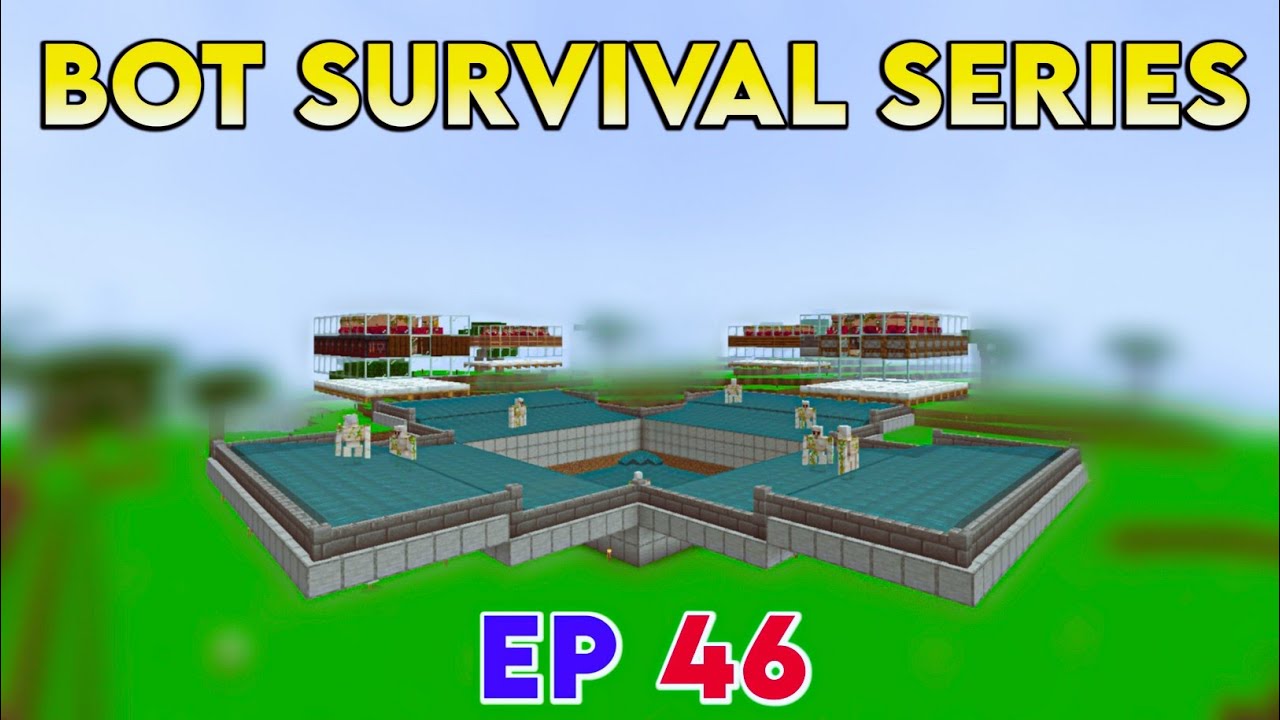 Biggest Iron Farm! I Made Super Giant Iron Farm In My World | BOT ...