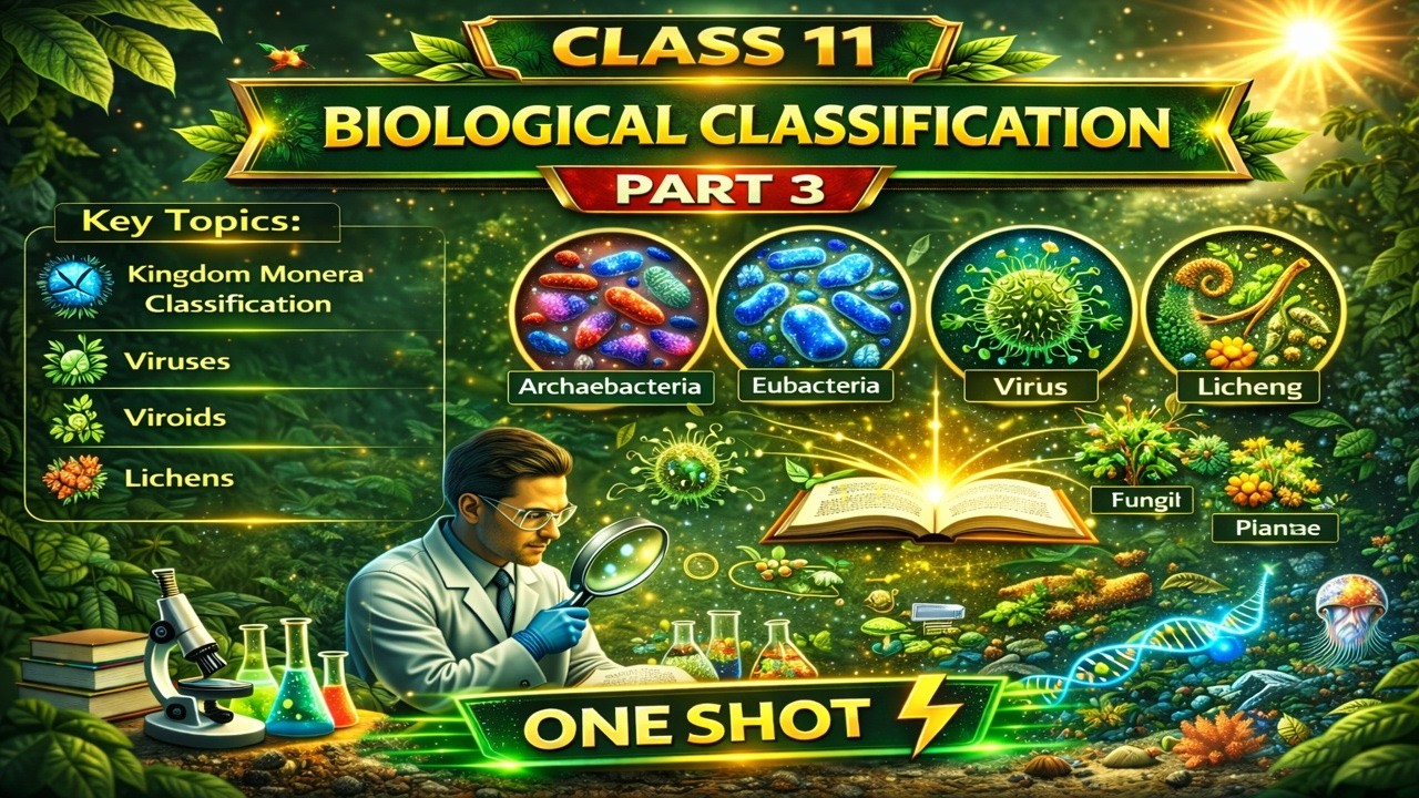 CBSE Class 11 || Biology || Biological Classification || Part-III ...