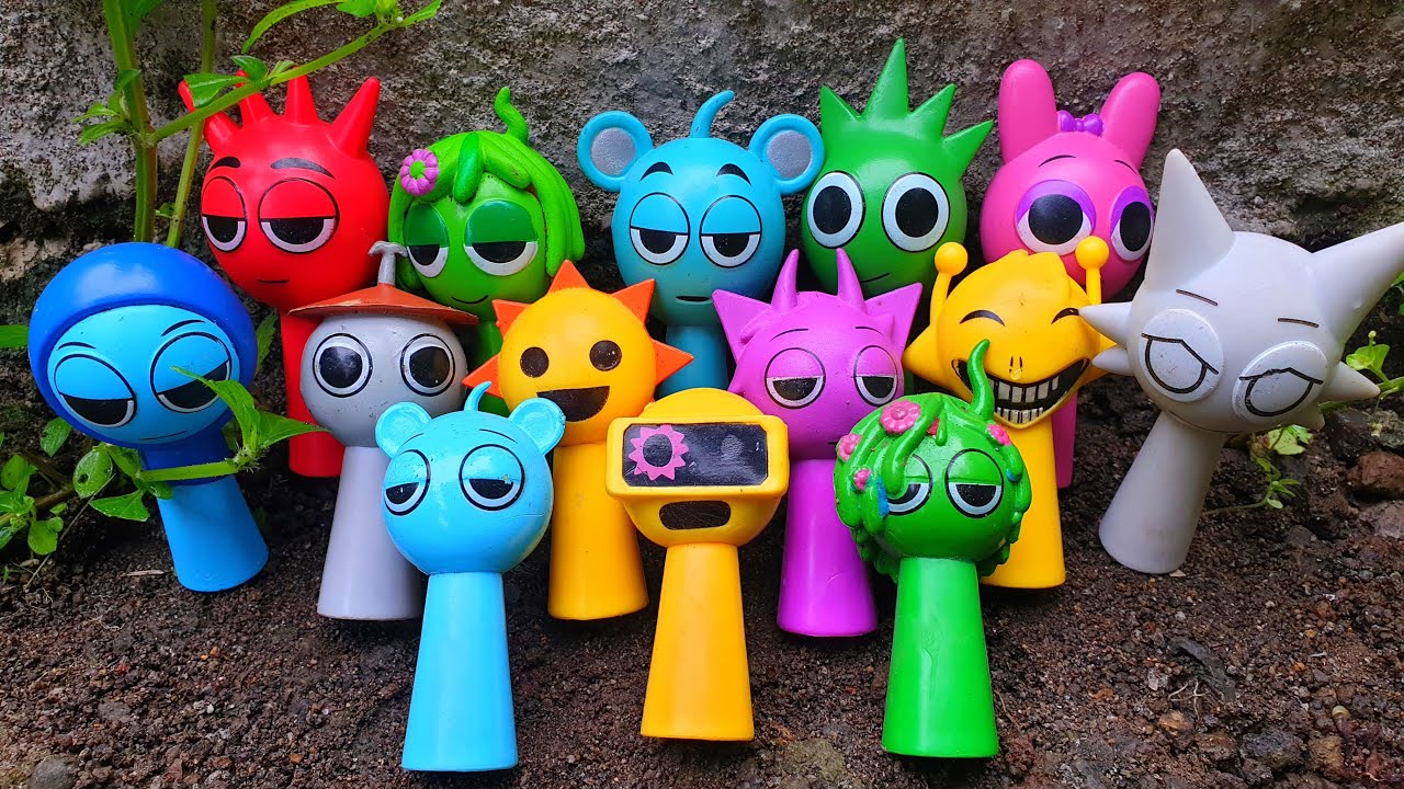 Sprunki Surprise Mix! Magical Slime Colors with Pinki, Vineria, Jevin ...