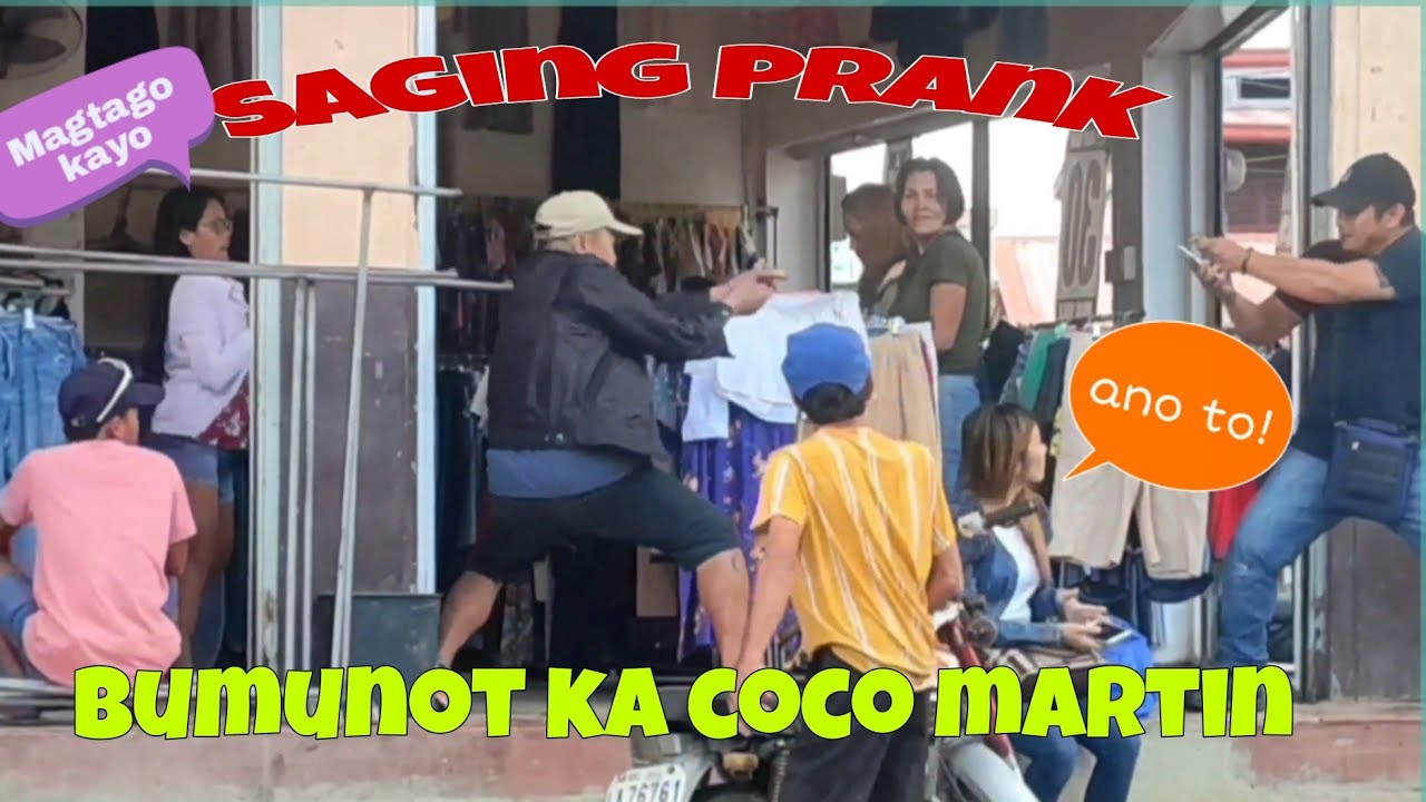 Saging Prank Part 2 | Bumunot Ka Coco Martin | May Galit Na Galit At ...