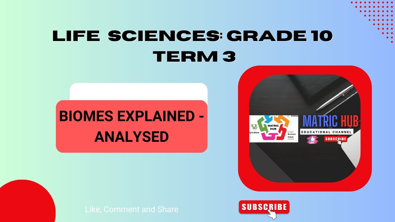 Grade 10 : Life Sciences - Biomes Analysis - YouTube