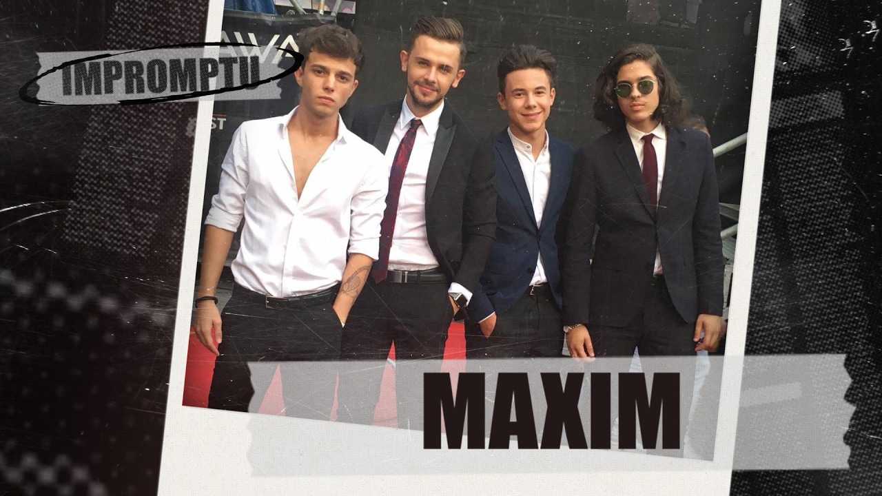 Romanian heart-throbs and boy band MAXIM Interview. Impromptu # ...