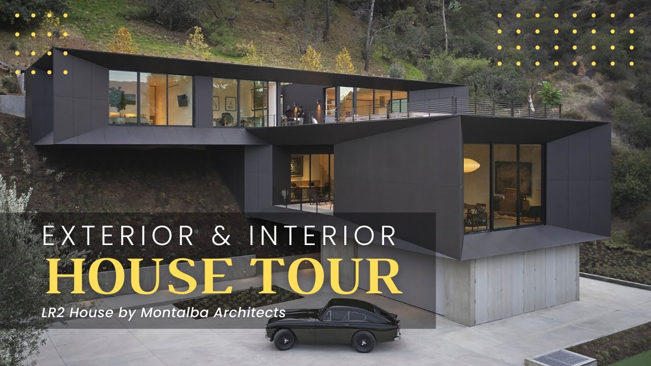 The Single Family Home Design Offers Views of the Surrounding Hills and ...