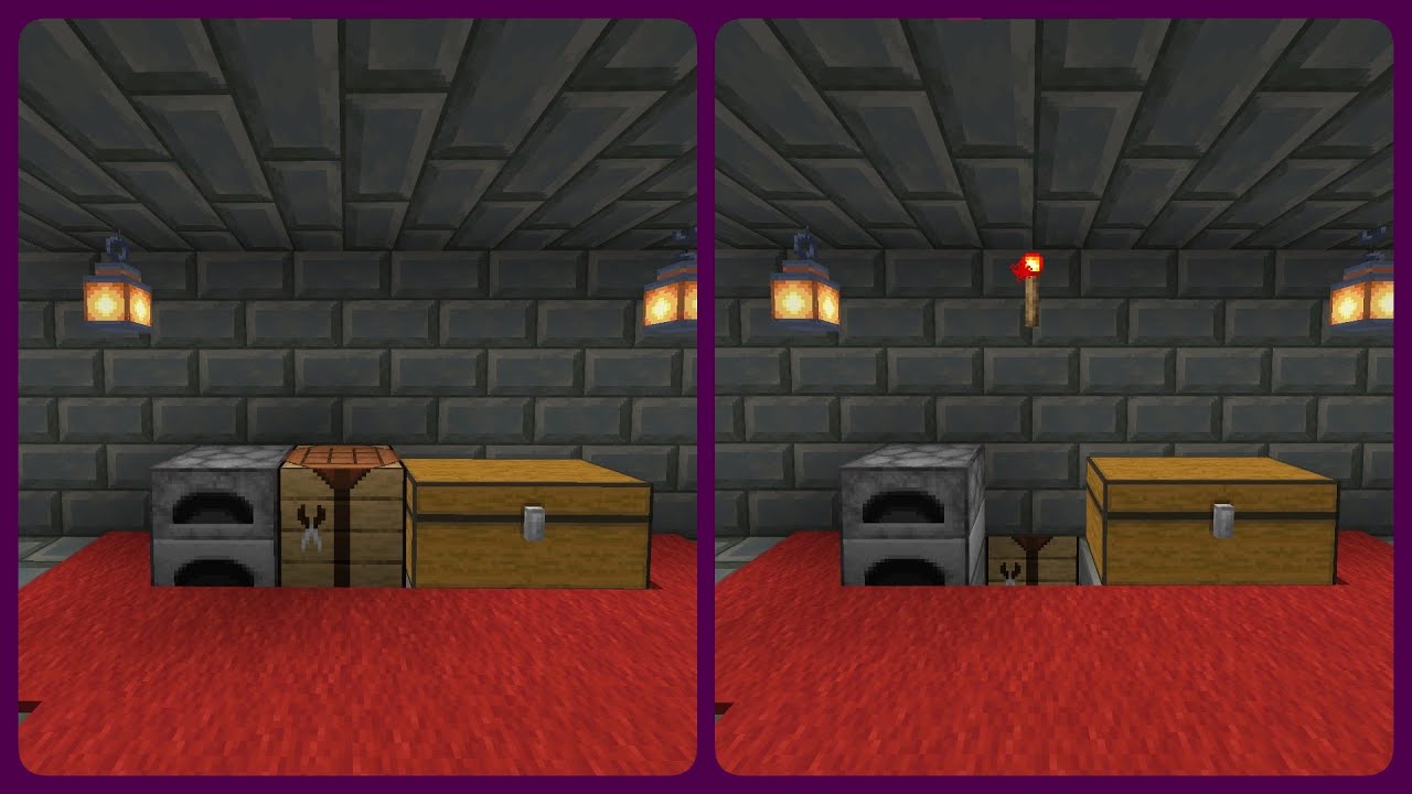 Minecraft how to make a Secret passage with Redstone torch key bedrock ...