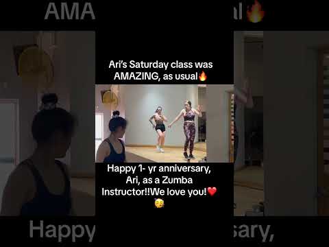 Ari’s Saturday Zumba class!! Always so much fun!! - YouTube