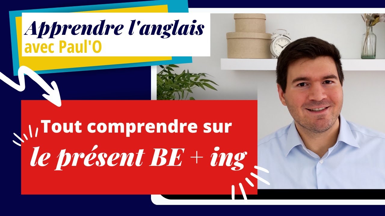 Cours d'anglais | Le présent BE + ING - YouTube
