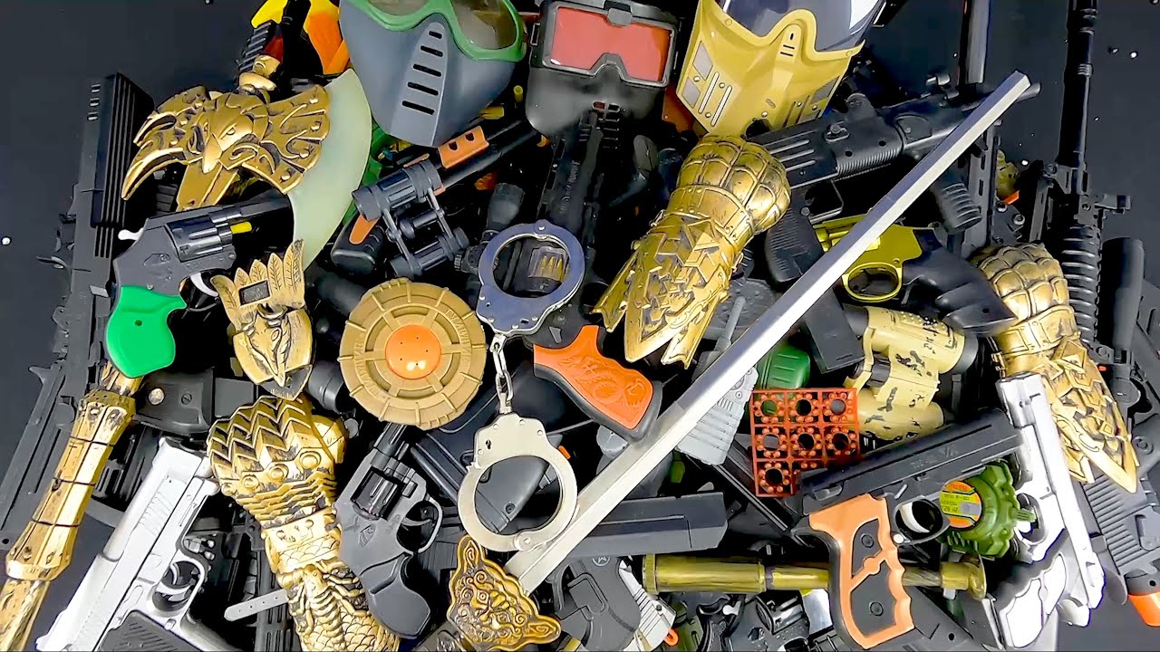 Military Toy Weapons Arsenal! M4 Tactical Rifles, Shotguns, Glock ...