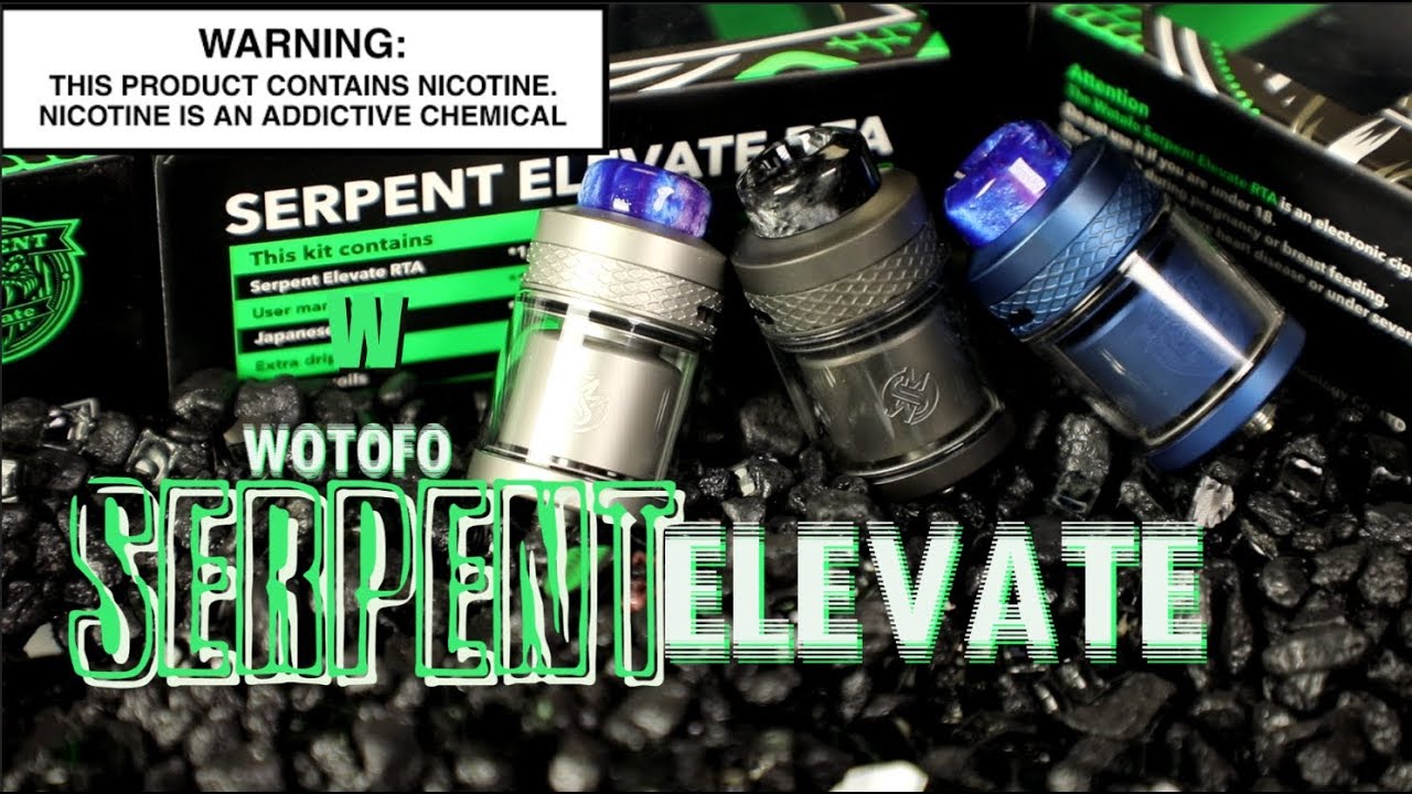 SERPENT Elevate RTA By Wotofo X Suck My Mod ~Vape RTA Review~ - YouTube