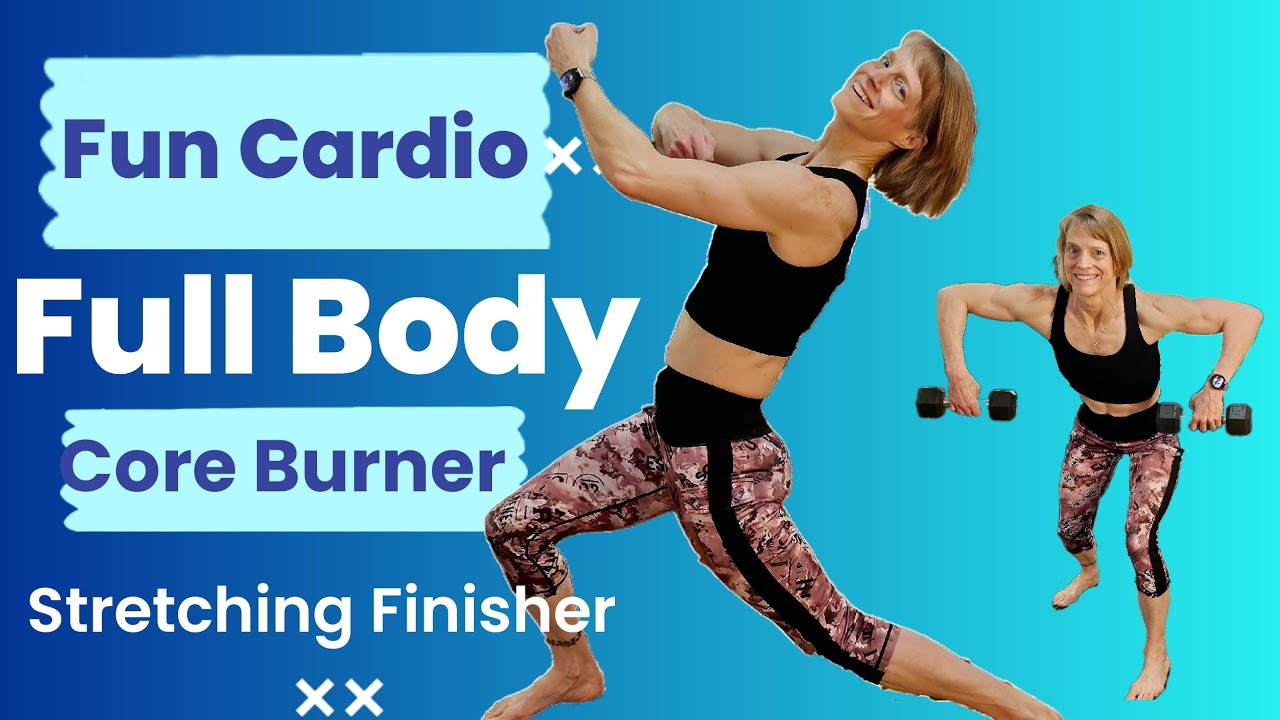 Ultimate Energetic Cardio Strength and Stretching Workout! - YouTube