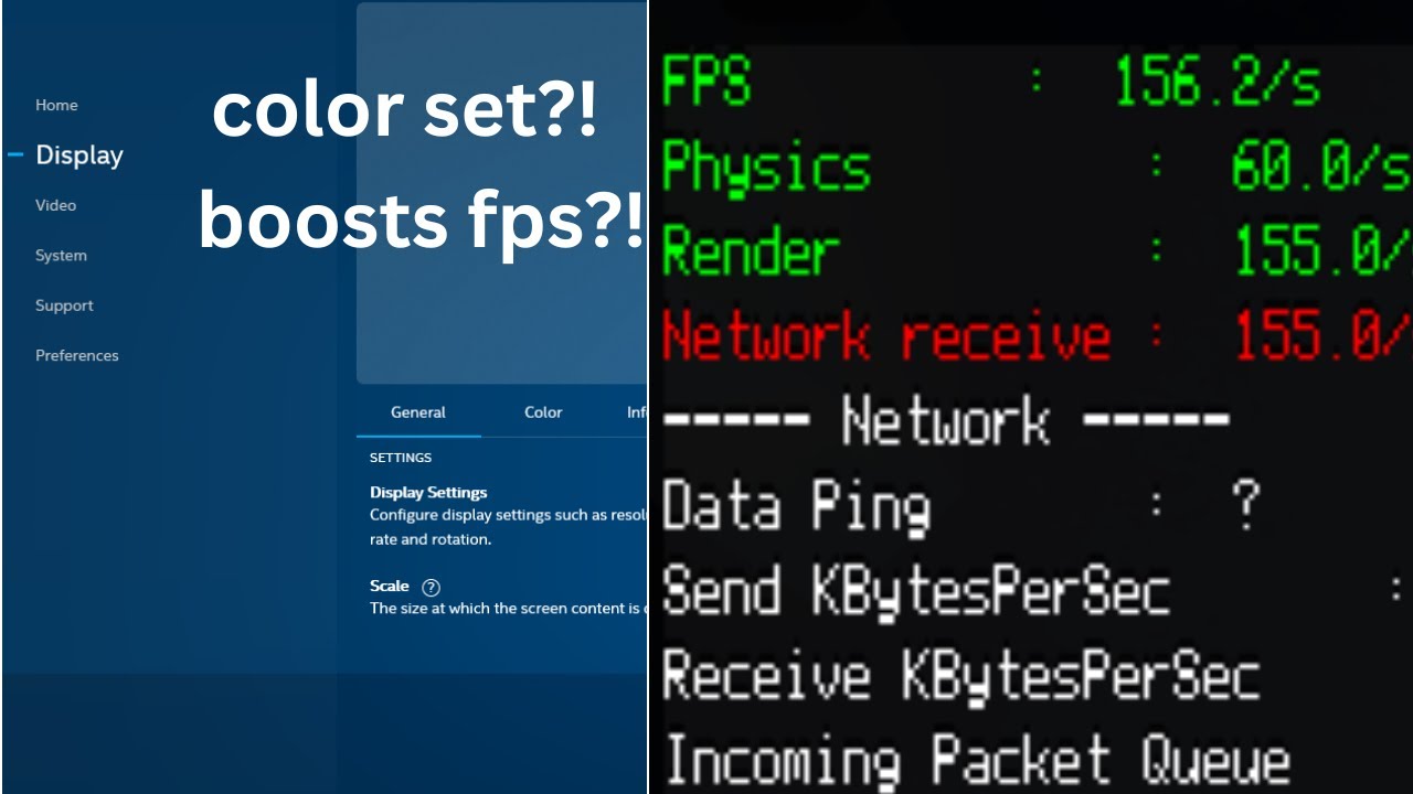 how to get color set, and boosts fps, ( ONLY FOR INTEL PC USERS ...