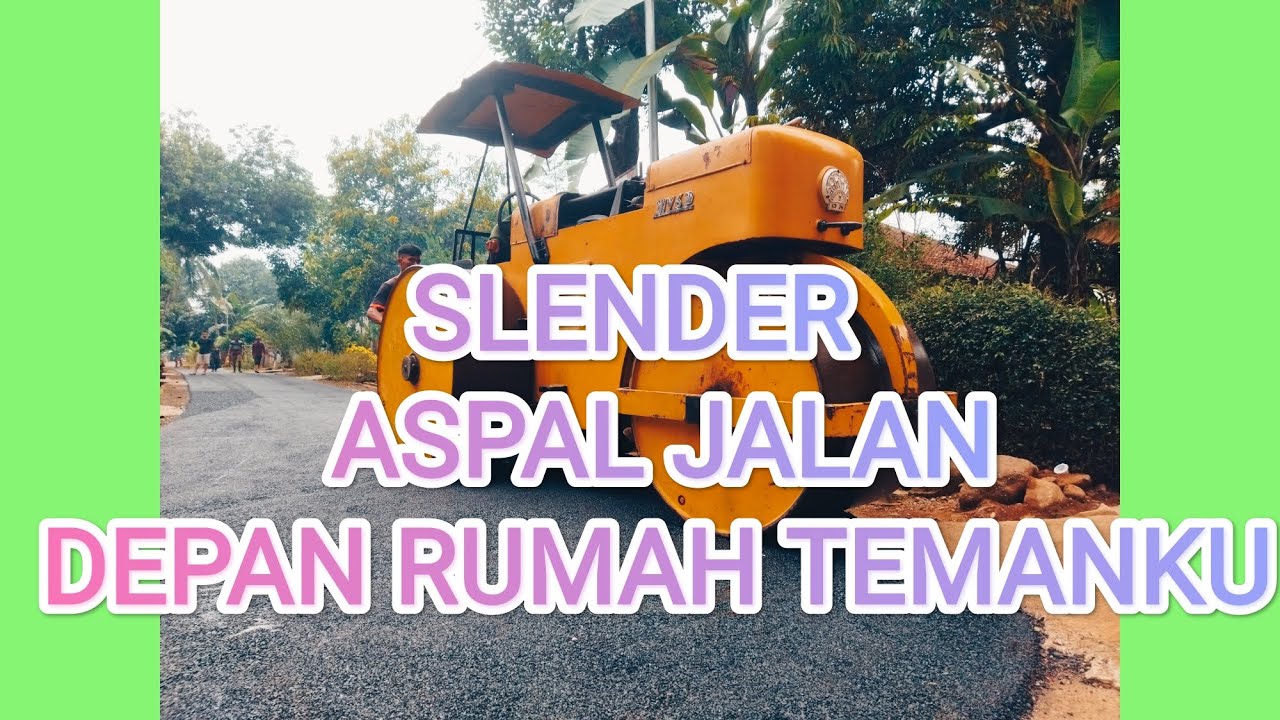 Slender || aspal jalan depan rumah temanku - YouTube