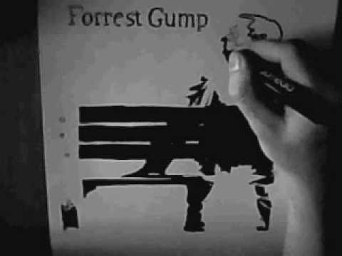 Forrest Gump - Speed Drawing - YouTube