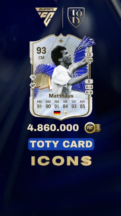 Lothar Matthaus 93 TOTY ICON EA Sports FC 24 - YouTube
