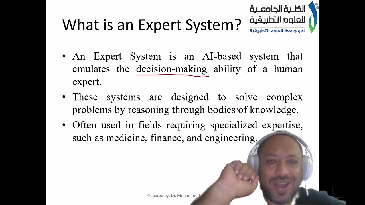Lecture 1: Introduction to expert system - YouTube