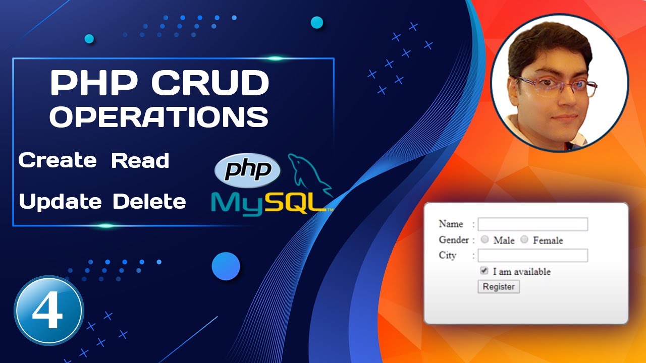 Php Crud Create Read Update Delete Youtube