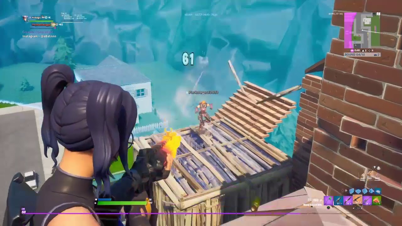 Sideways bounce pad on Fortnite - YouTube