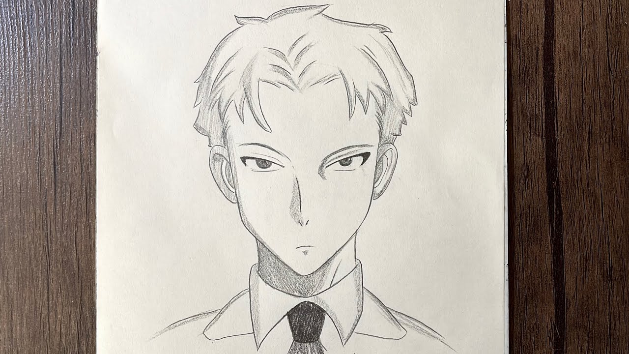 how to draw Loid Forger step by step | easy pencil drawing idea for ...