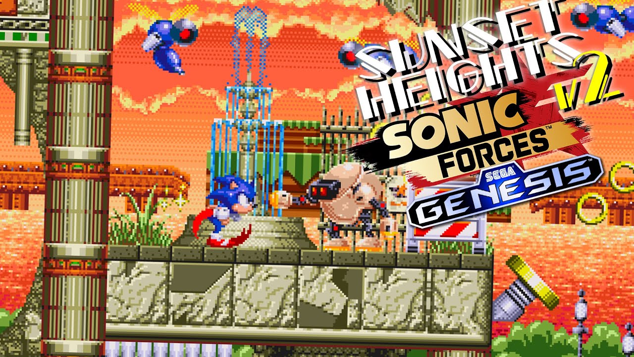 Sonic Forces - Sunset Heights (Sega Genesis Remix) - YouTube