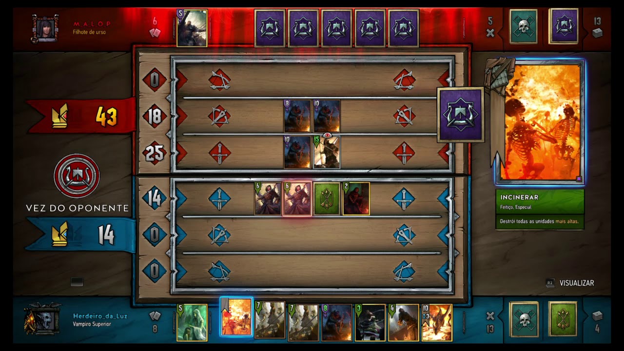 GWENT: The Witcher Card Game Scorch Control - YouTube