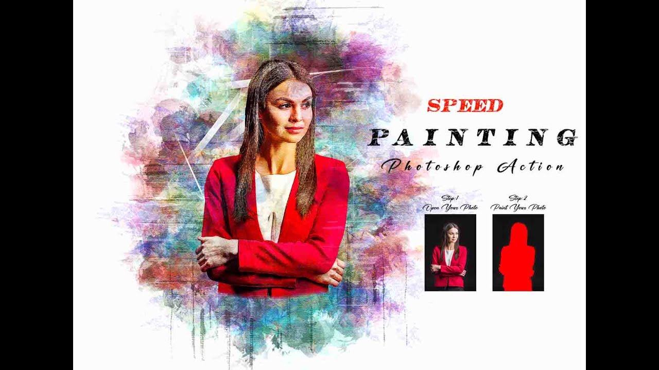 Speed Painting Photoshop Action - YouTube