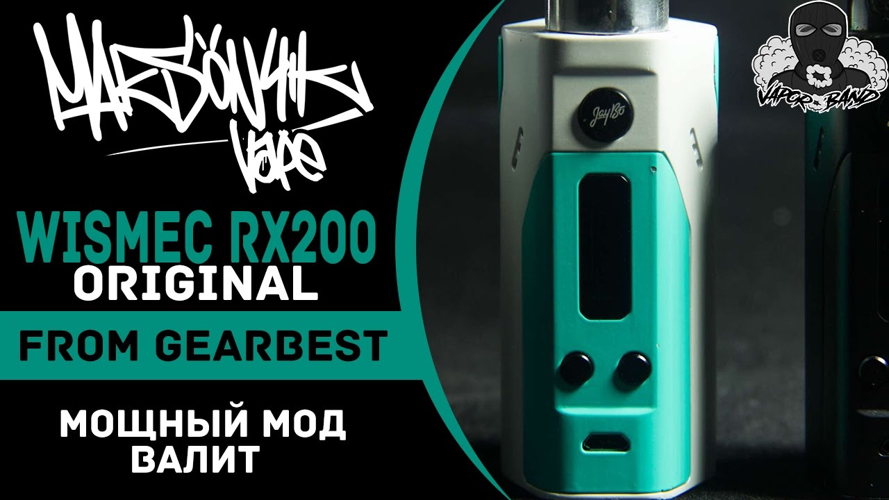 Original WISMEC REULEAUX RX200 Box Mod (from GearBest) - YouTube