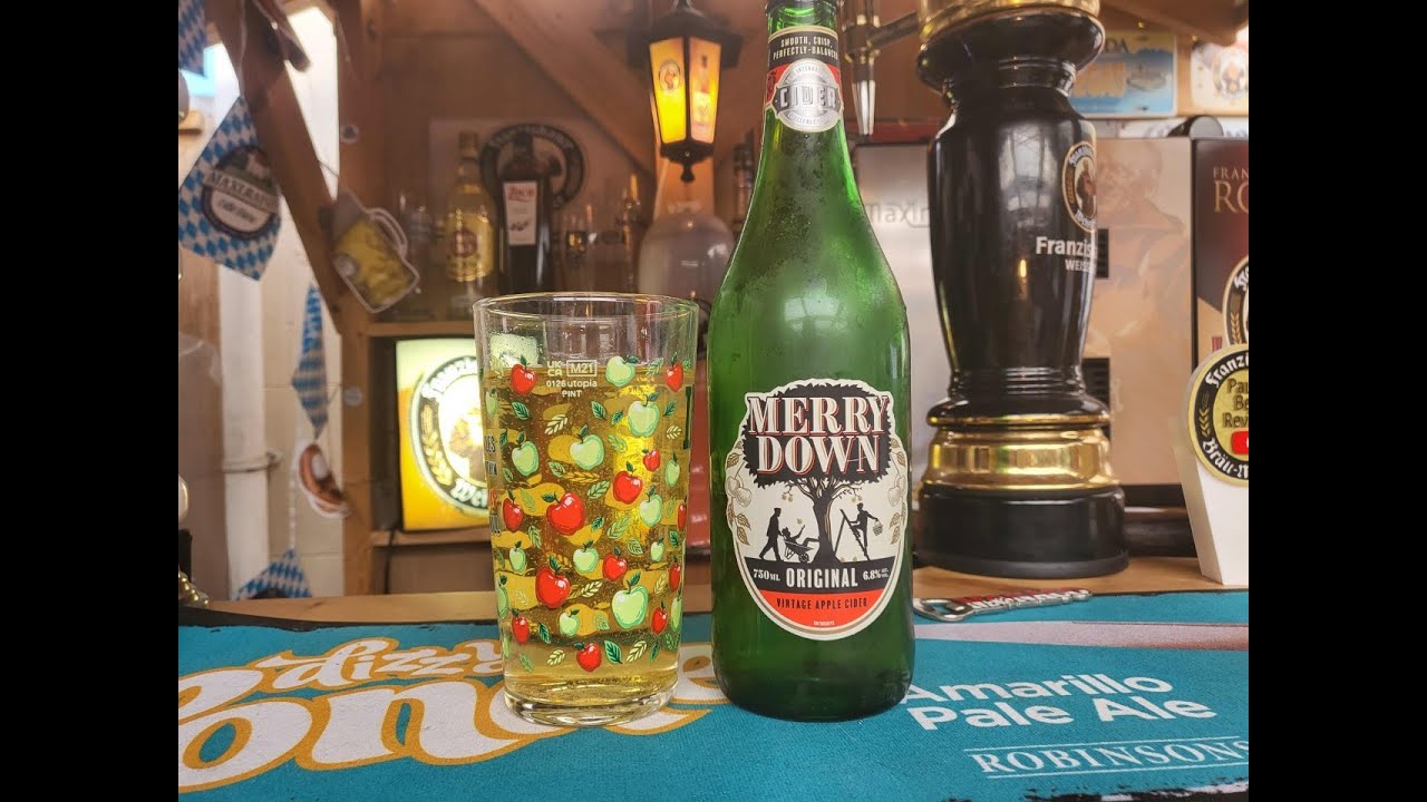 Merrydown Vintage Apple Cider 750ml Original 6.8% ABV - YouTube