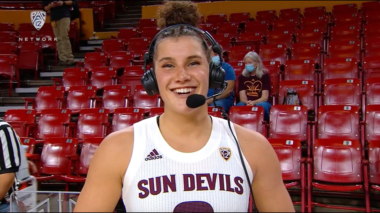 ‘I’m so proud of them’: Taya Hanson on her teammates' effort in ASU’s ...
