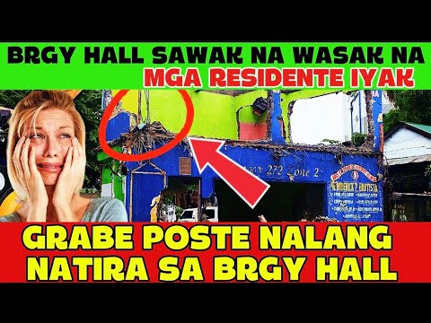 BRGY SA MAYNILA WASAK NA WASAK NA POSTE NALANG NATIRA - YouTube