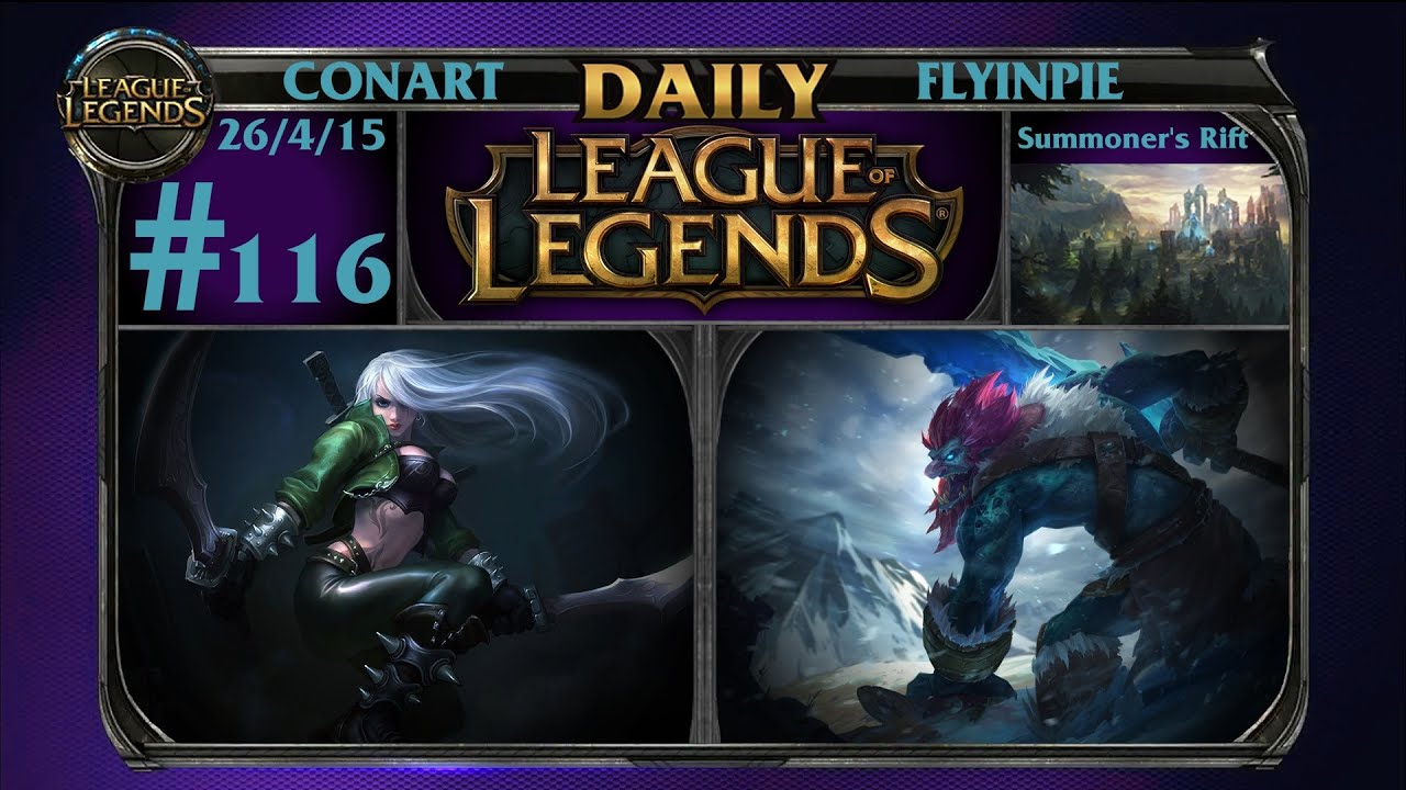 Daily League Of Legends (U.R.F.) [26/4/15] w/ Conart & Flyinpie - Ep ...