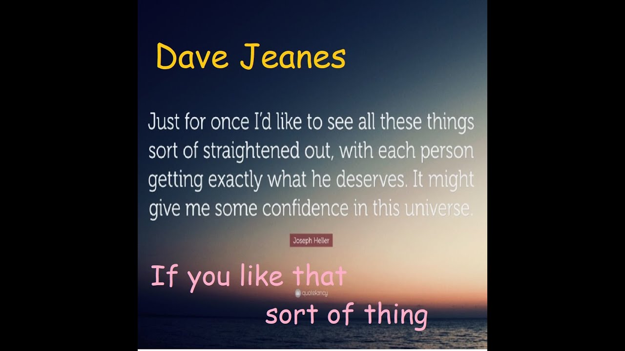 If You Like That Sort Of Thing - YouTube