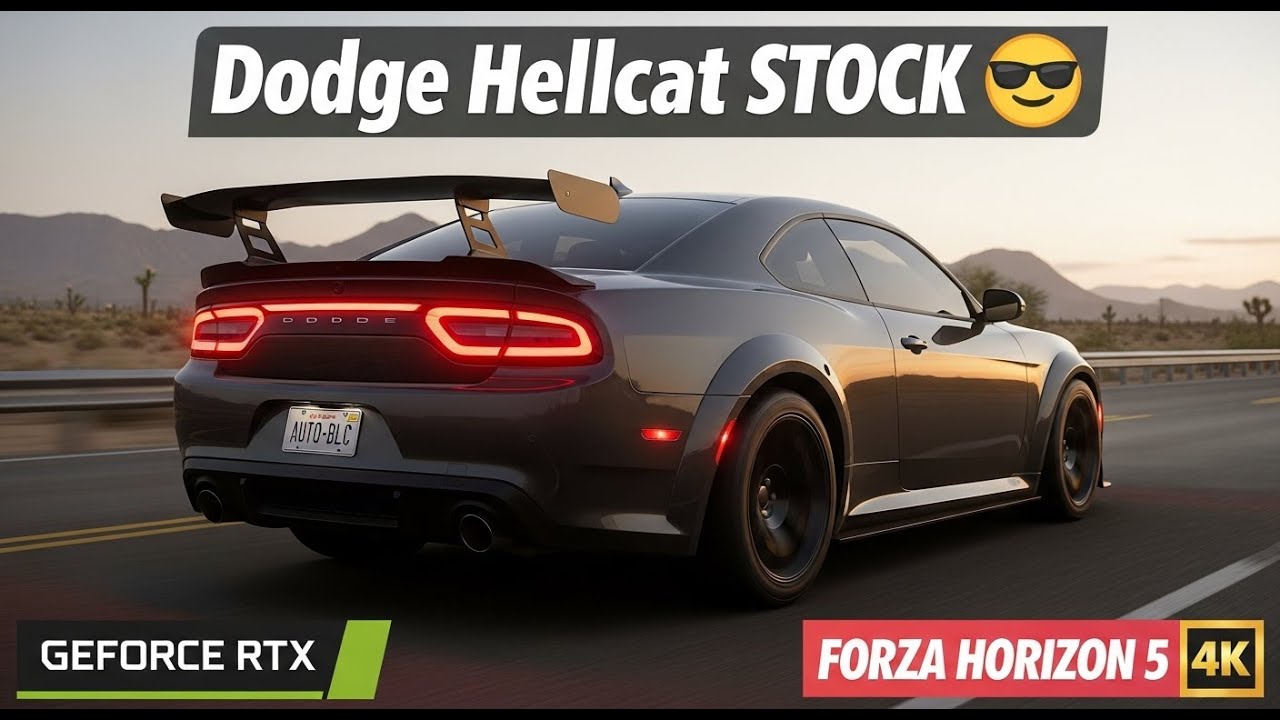 Dodge Hellcat Stock Supercharged Muscle Mayhem | Forza Horizon 5 4K ...