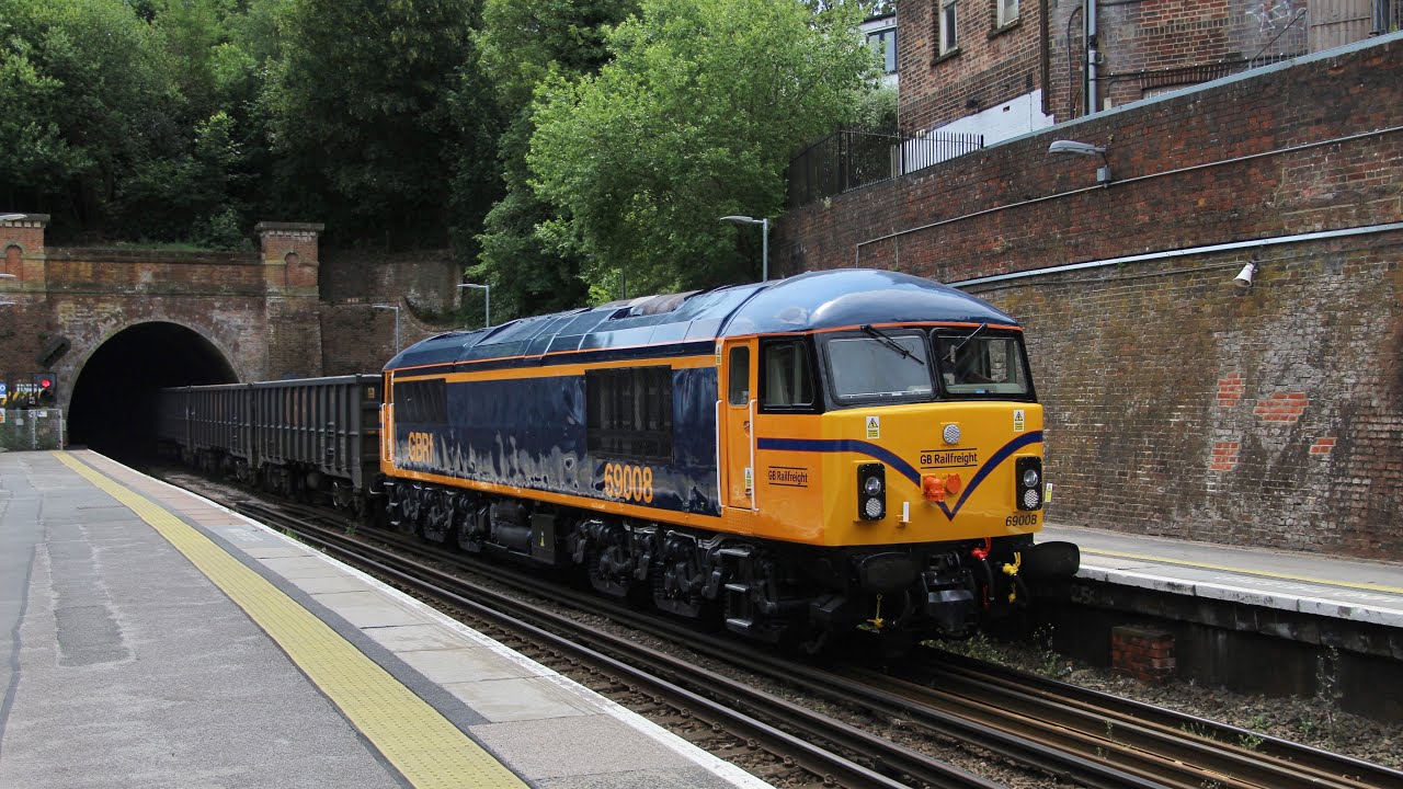 The 8th Class 69 - 69008 enters traffic with GBRf - June 2023 - YouTube