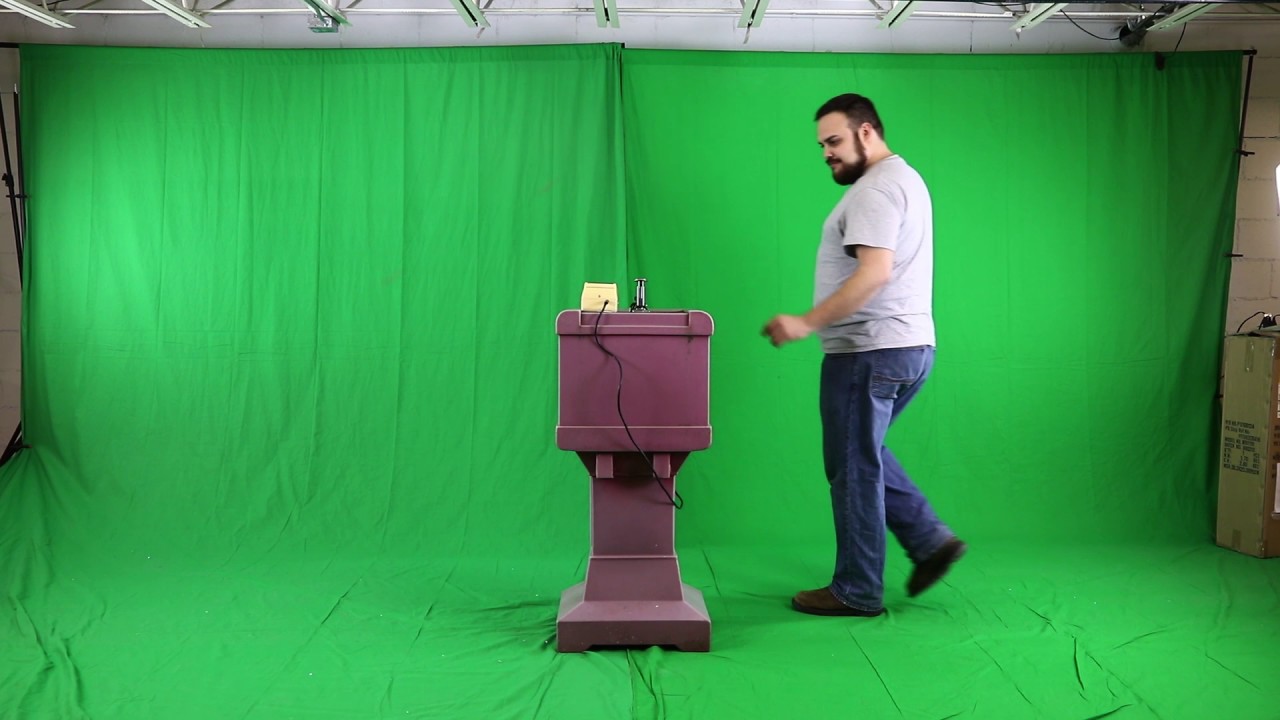 GREEN SCREEN VFX TEST GONE ABSOLUTELY RIGHT - YouTube