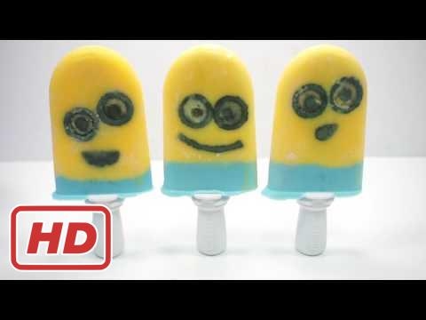 Minions Popsicles Recipe - DIY How to Make Minions Milk Ice Cream Zoku ...