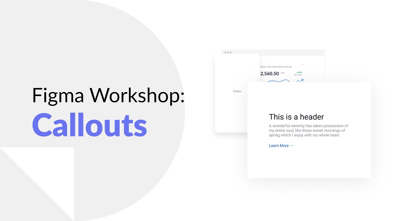 Figma Tutorial (Beginner/Intermediate): Callouts - YouTube