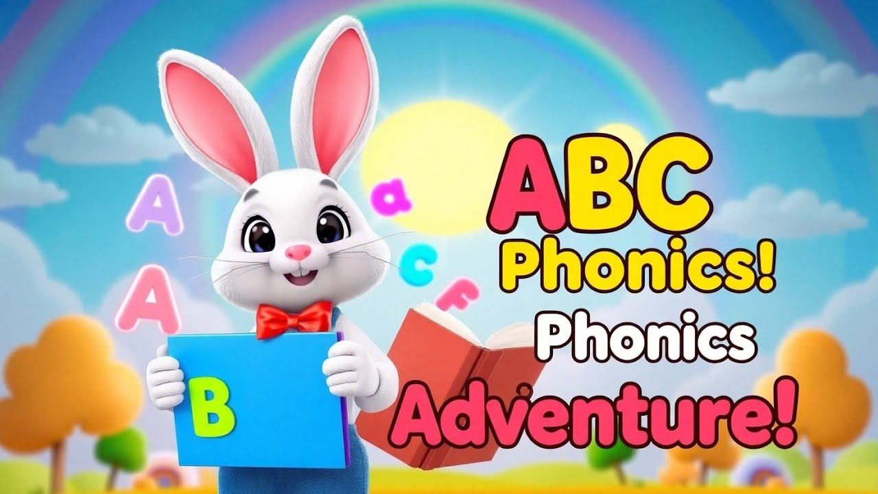 ABC Phonics Song for Kids | A to Z Alphabet Sounds with 2 Words Each ...