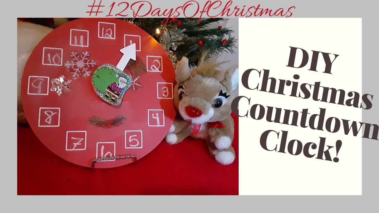 DIY Countdown til Christmas Clock | Easy Crafts - YouTube