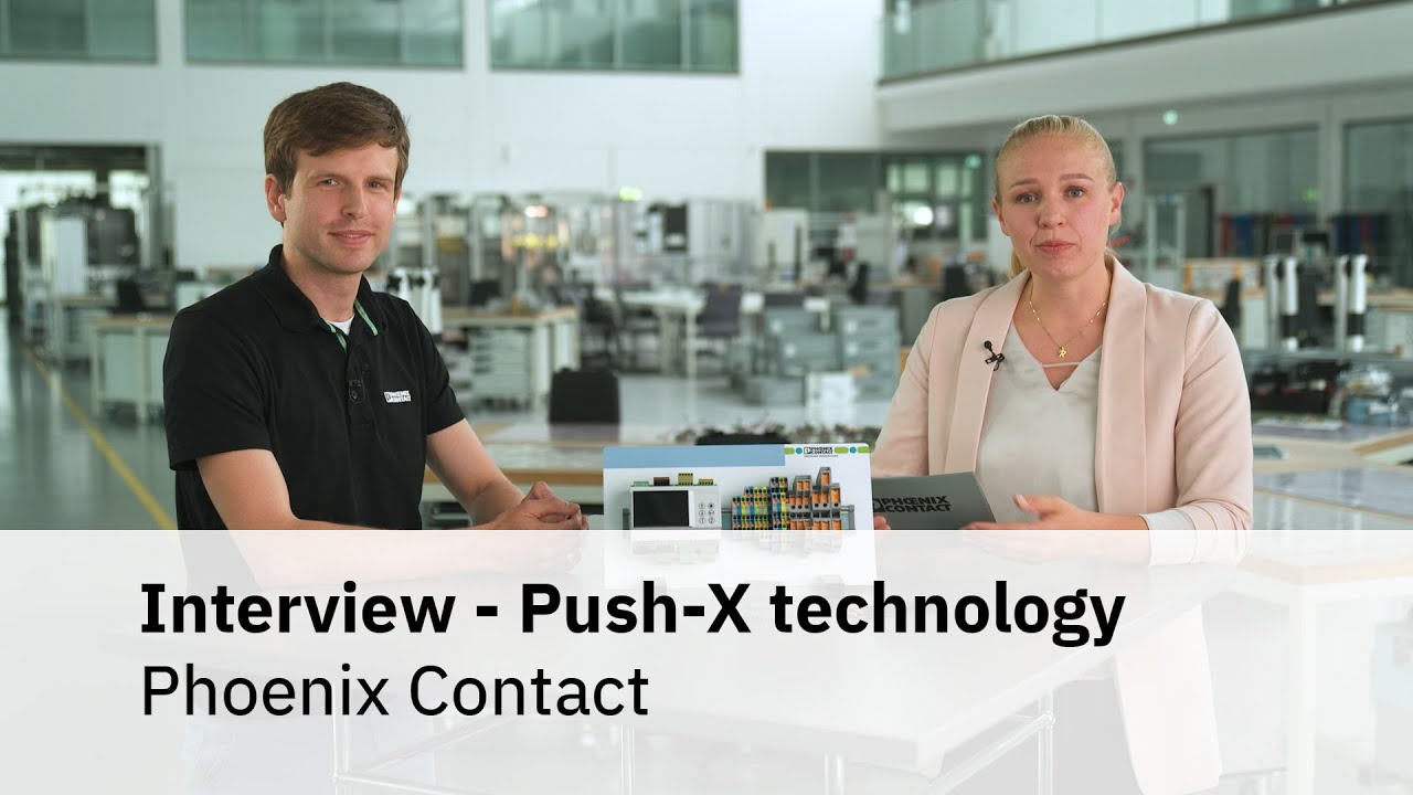 Interview - Terminal blocks with Push-X technology - YouTube