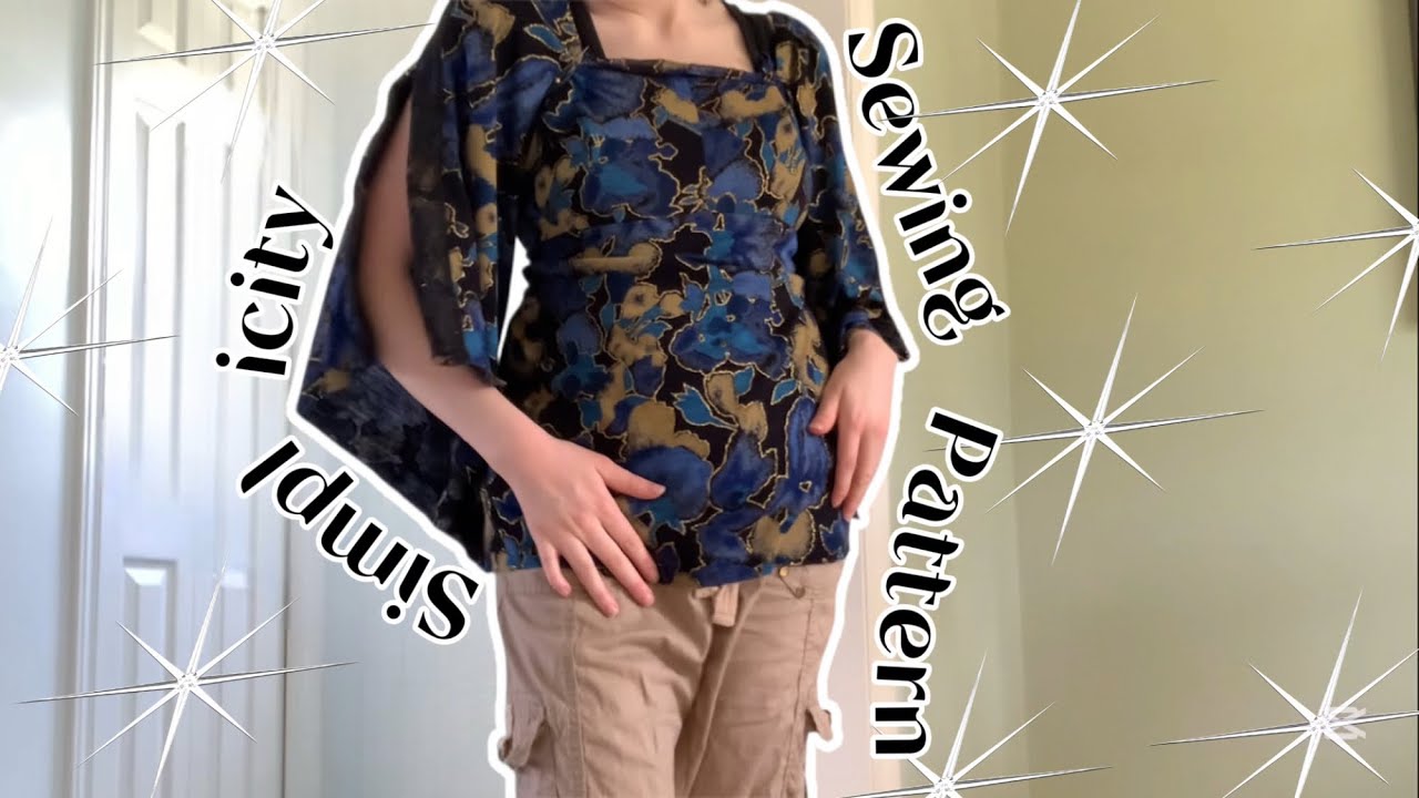 Sewing Vlog | Summer Top | Y2K Simplicity Sewing Pattern - YouTube