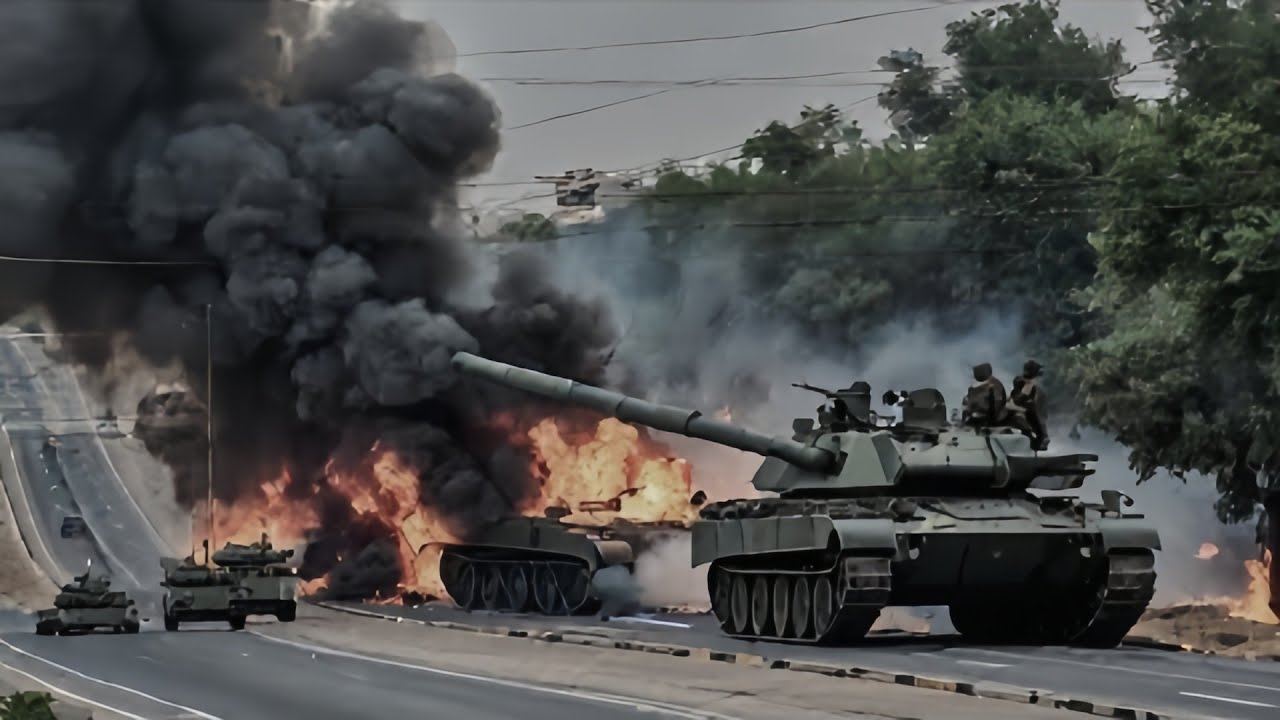 Big Explosion, Dozens of Russian Armored Tanks Destroyed by German ...