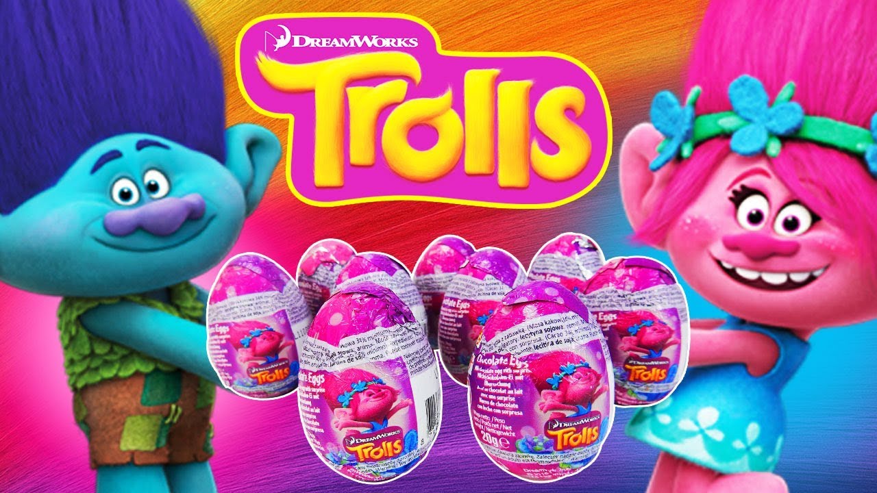Dreamworks TROLLS TOYS! Surprise Eggs with TROLLS:) UNBOXING FOR KIDS ...