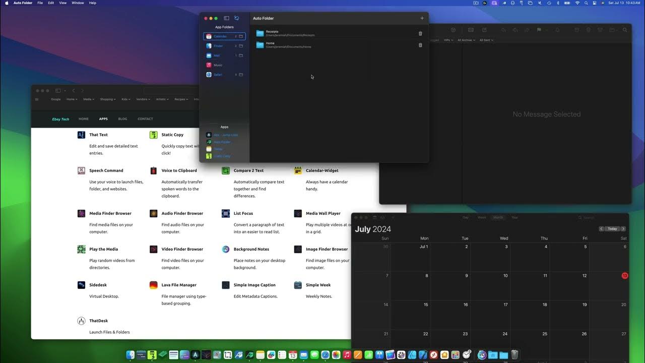 Auto Folder for macOS Demo v1.0 part 2 - YouTube