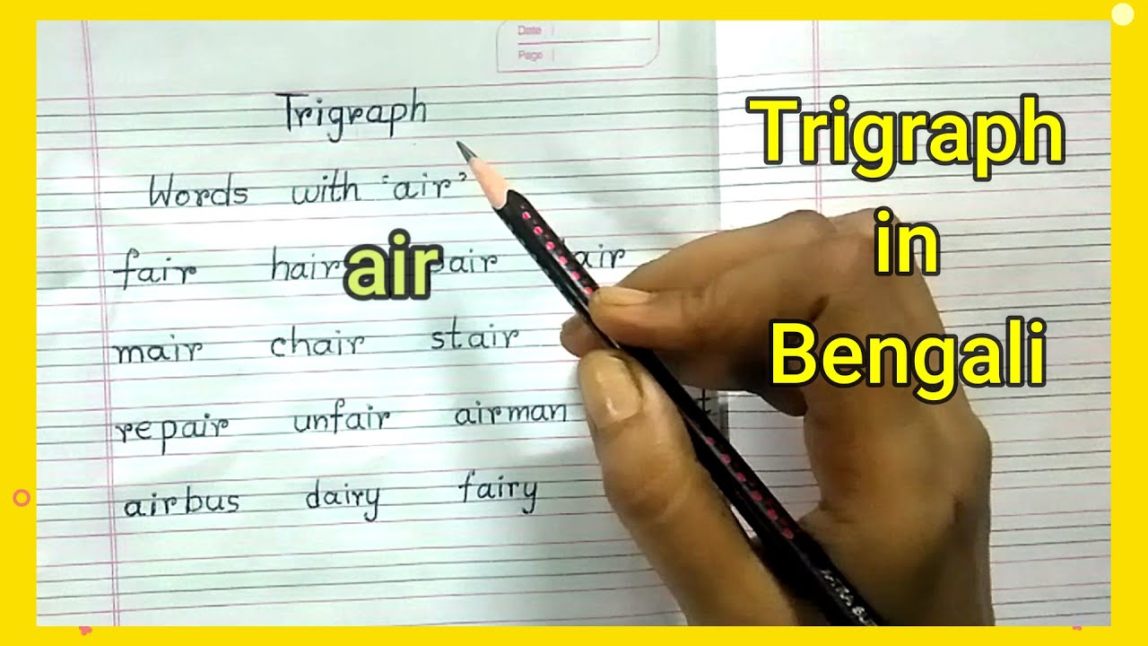 AIR Trigraph Sound | What are Trigraphs | Phonics air Sound | digraphs ...