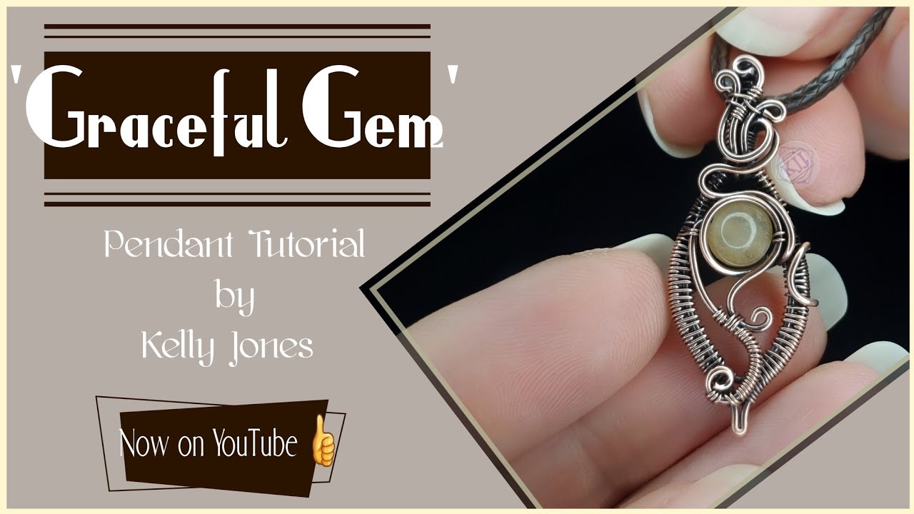 Graceful Gem Pendant Tutorial. - YouTube