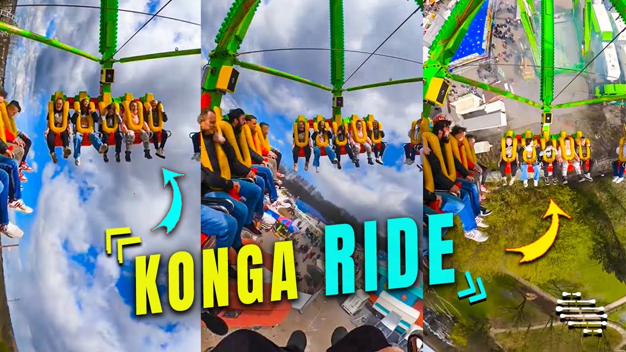 POV of a Group on the Konga Ride - YouTube