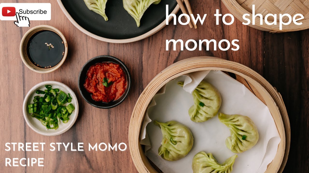 how to make street style veg momos|how to shape momos - YouTube