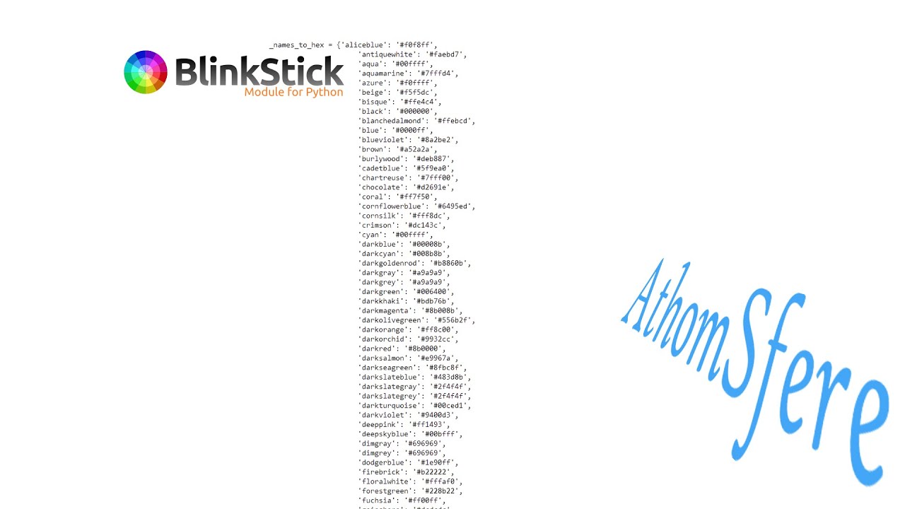 How to use Blinkstick with Python - YouTube