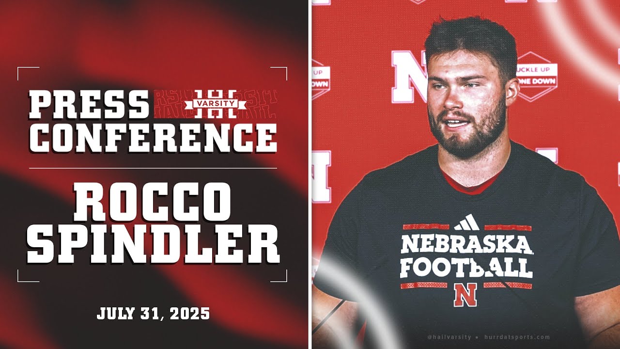 Husker OL Rocco Spindler Fall Camp Interview | Nebraska Football Press ...
