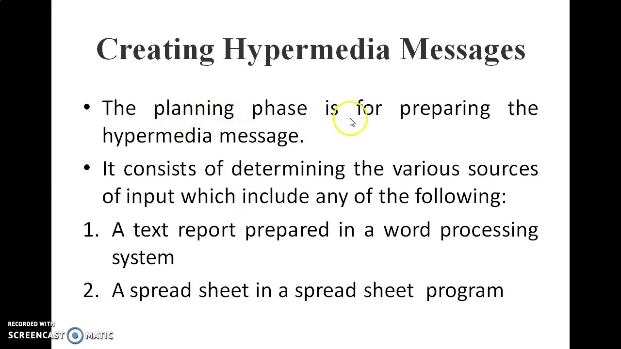 Creating Hypermedia Messages - YouTube
