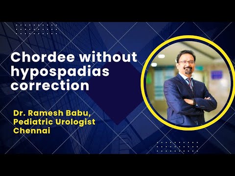 Chordee without hypospadias. Chordee correction spongioplasty ...